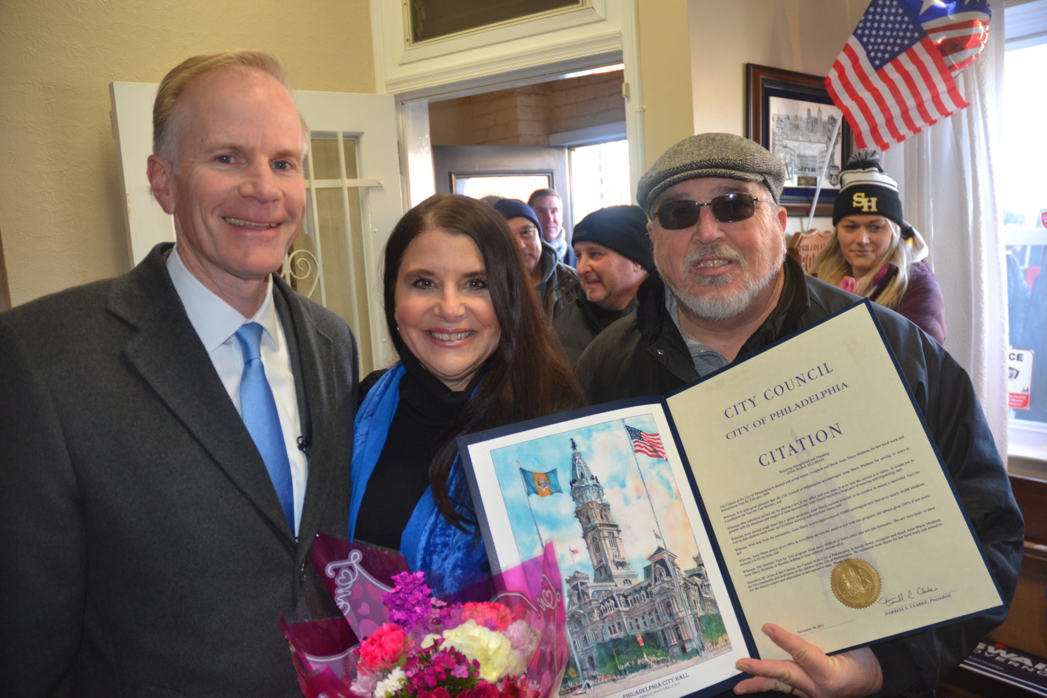 Muldoon honored for Toys for Tots efforts - Northeast Times
