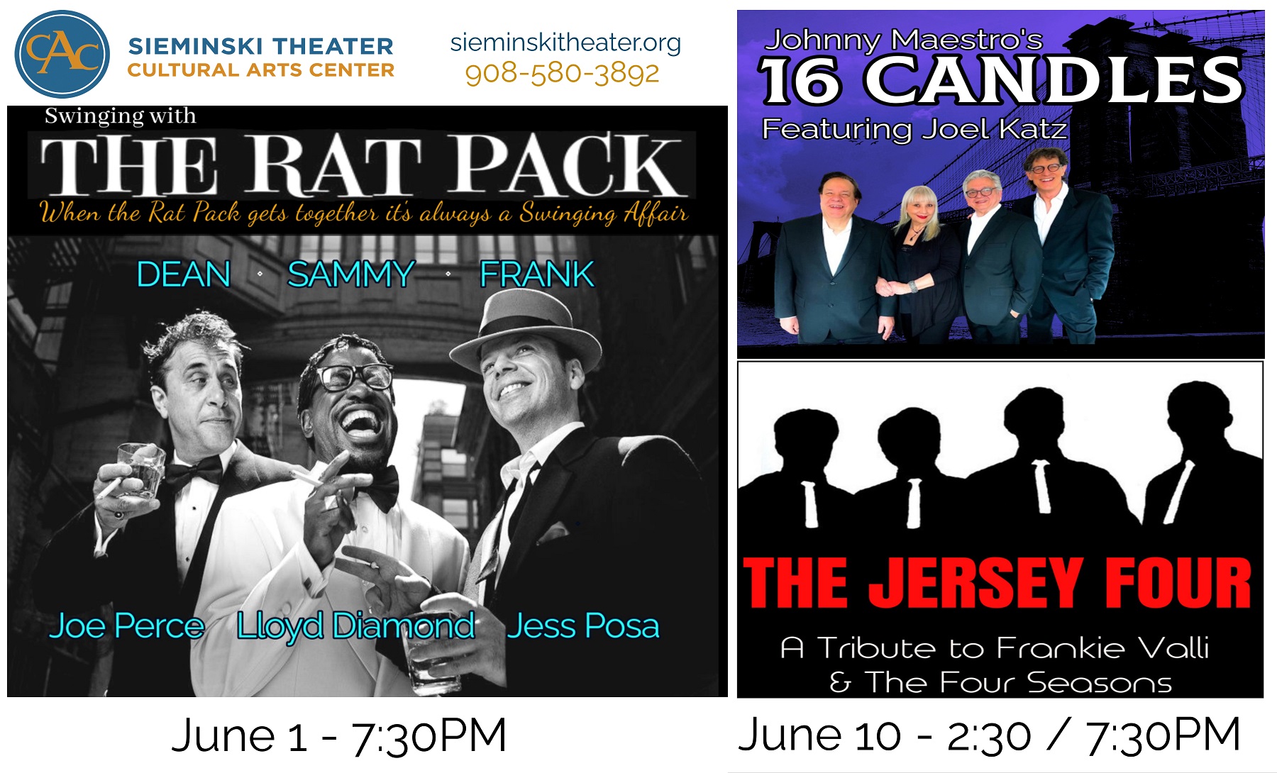 Golden Oldies Shows in June at the Sieminski Theater - centraljersey.com