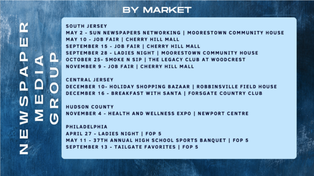 Our Events | Newspaper Media Group